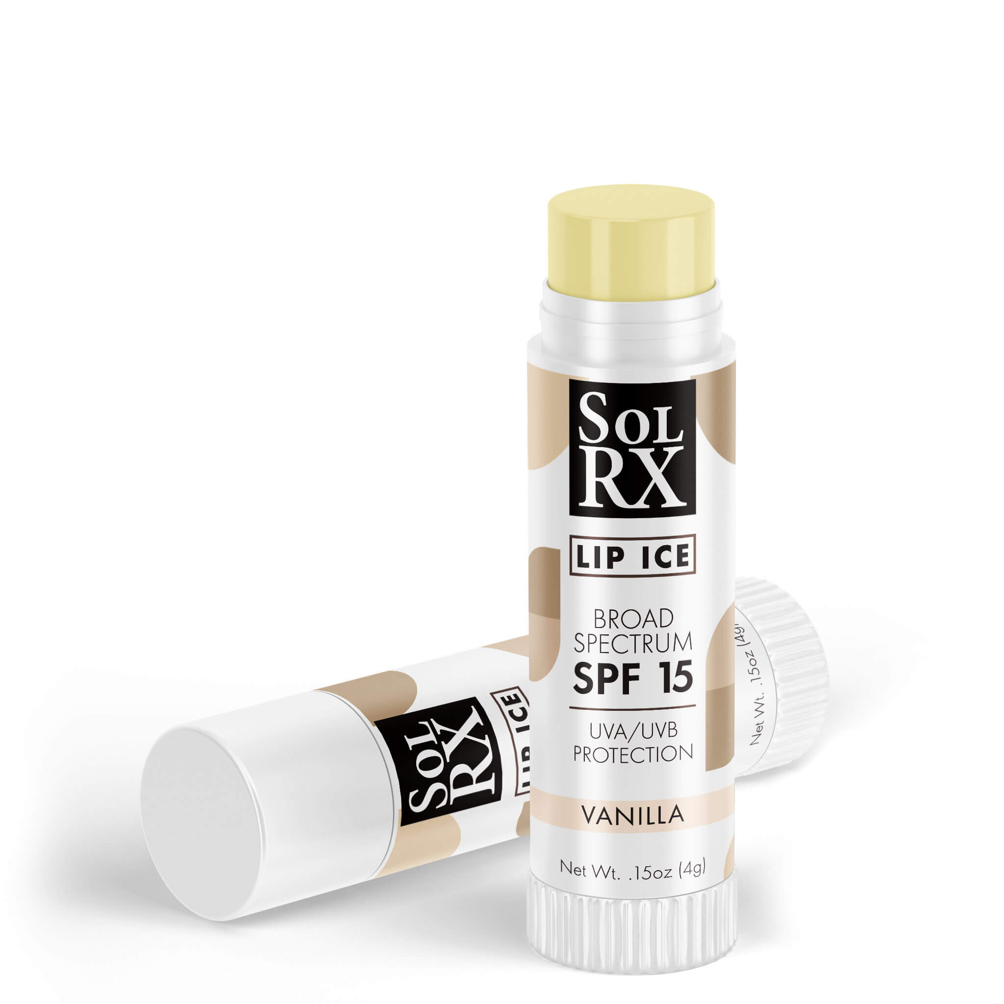 SolRX Vanilla SPF 15 Lip Sunscreen - (3 Pack) – SolRX Sunscreen