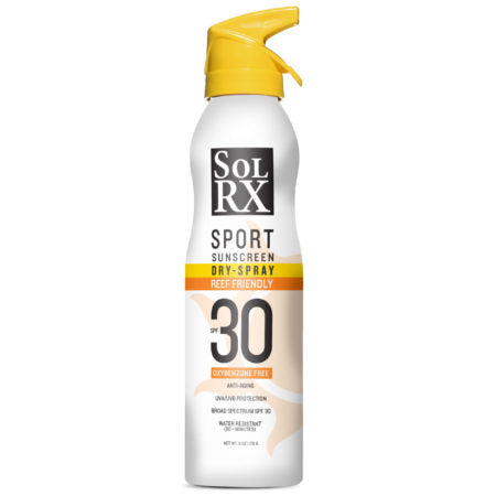 SolRX SPORT SPRAY SPF 30 Sunscreen - Continuous Spray Can (6oz ...