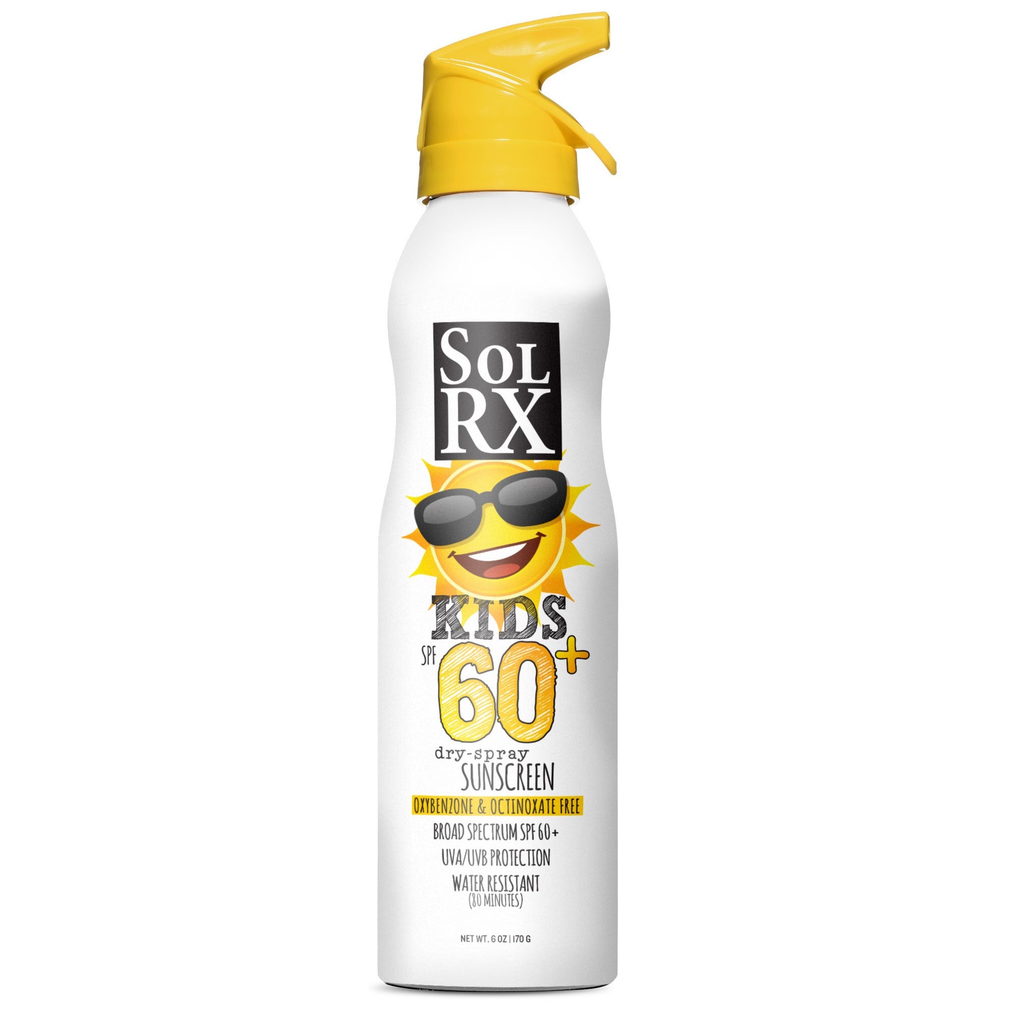 SolRX KID's SPORT SPRAY SPF 60+ Continuous Spray Can (6oz.) – SolRX ...